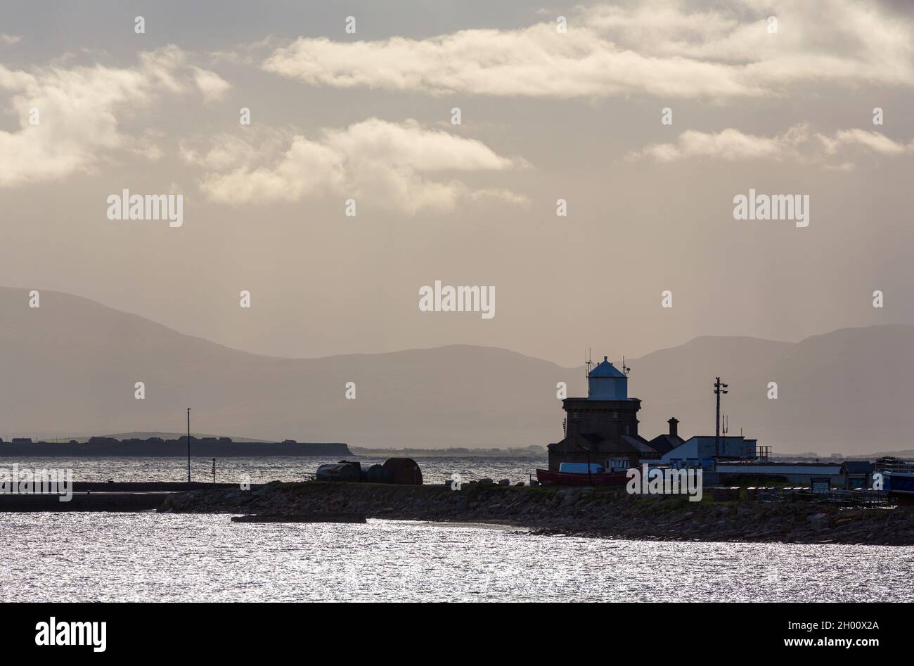 Blacksod Lighthouse & Museum, Belmullet, County Mayo, Ireland Stock ...