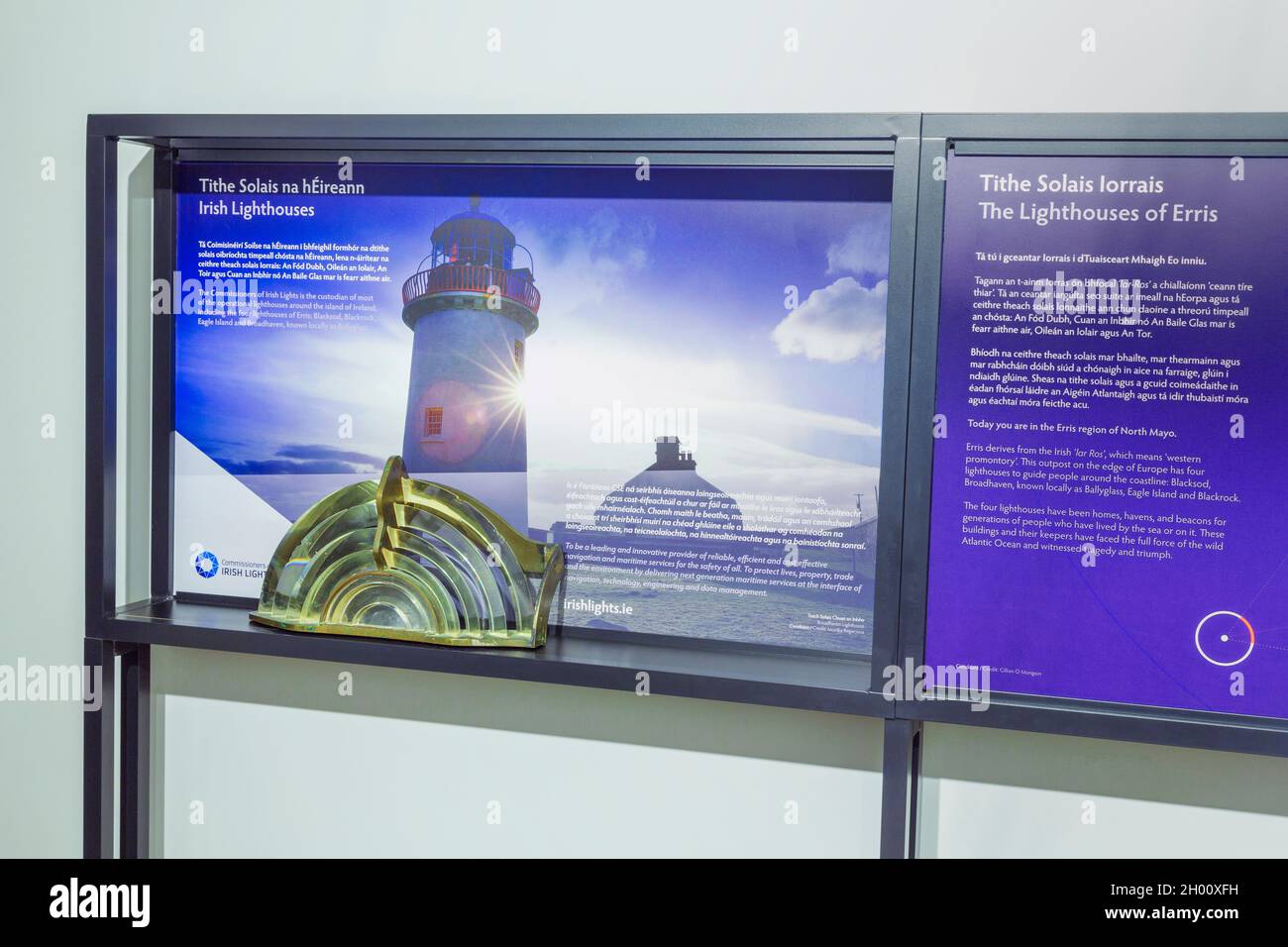 Blacksod Lighthouse & Museum, Belmullet, County Mayo, Ireland Stock ...
