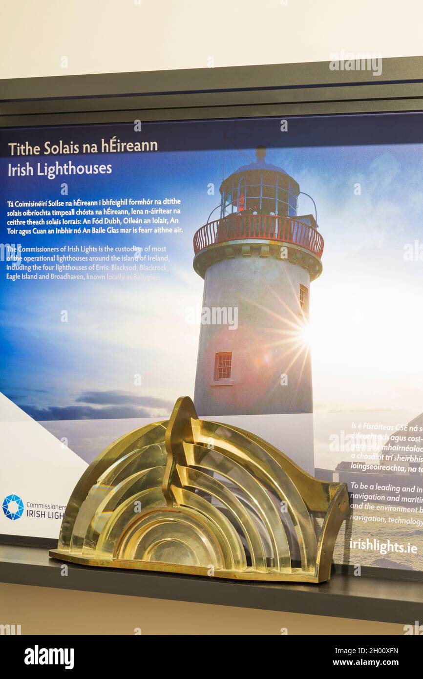 Blacksod Lighthouse & Museum, Belmullet, County Mayo, Ireland Stock ...