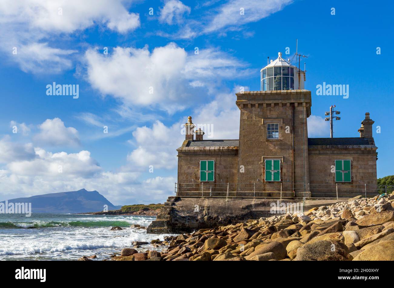 Blacksod Lighthouse & Museum, Belmullet, County Mayo, Ireland Stock ...