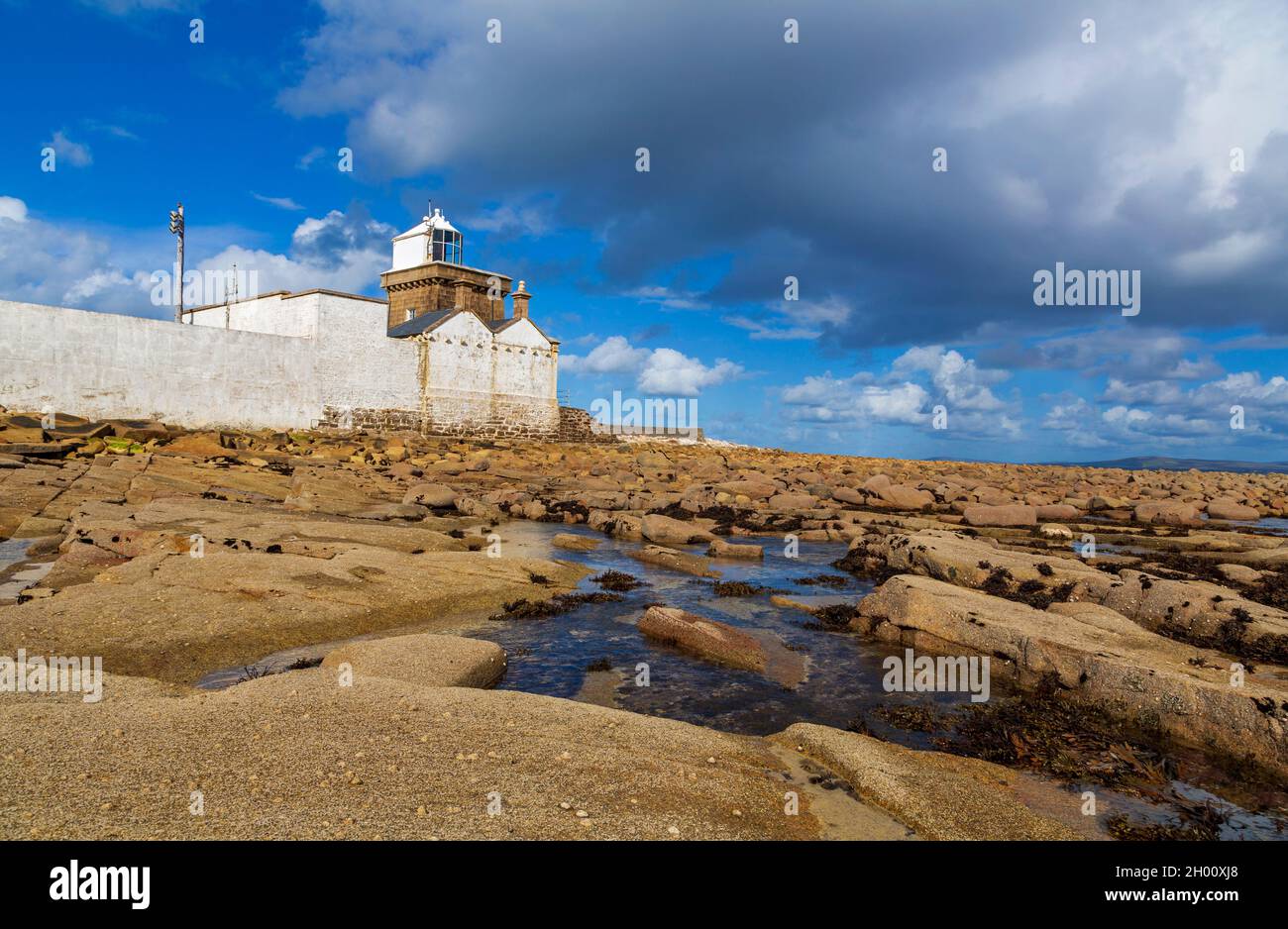 Blacksod Lighthouse & Museum, Belmullet, County Mayo, Ireland Stock ...