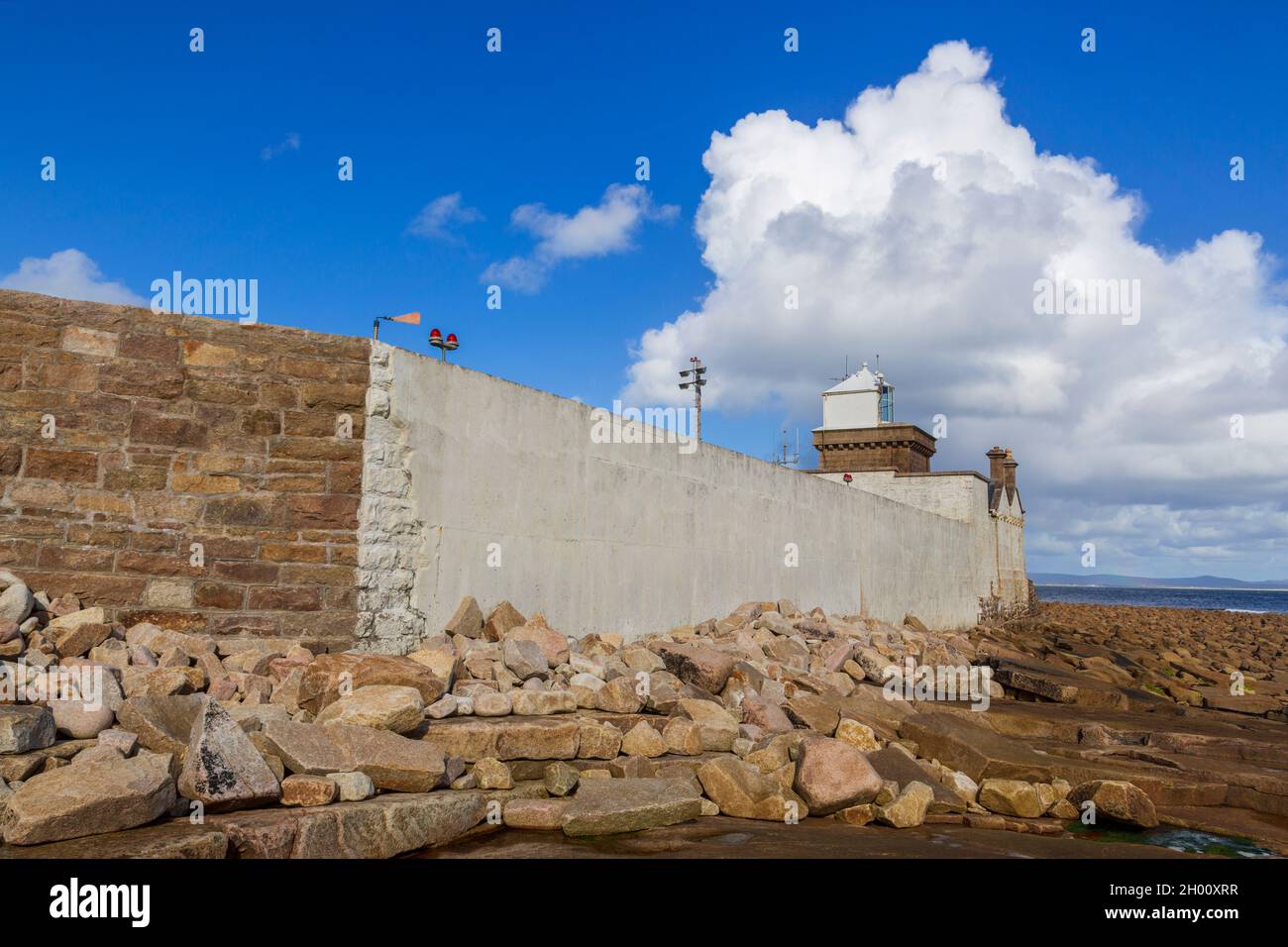 Blacksod Lighthouse & Museum, Belmullet, County Mayo, Ireland Stock ...