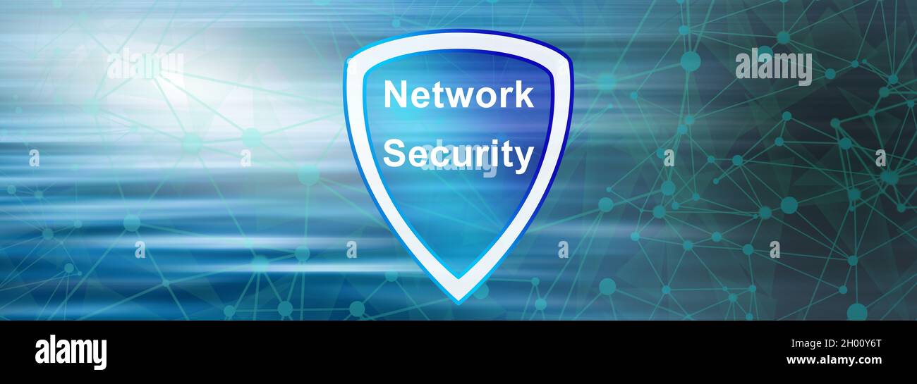 Illustration of a network security concept Stock Photo - Alamy