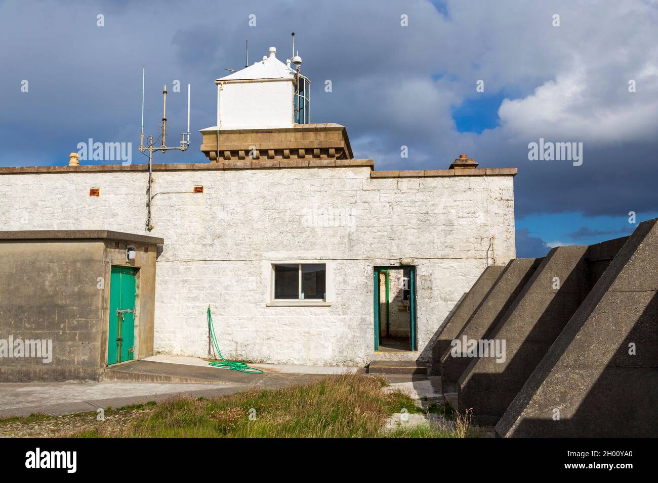 Blacksod Lighthouse & Museum, Belmullet, County Mayo, Ireland Stock ...