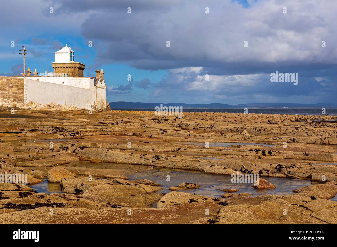 Blacksod Lighthouse & Museum, Belmullet, County Mayo, Ireland Stock ...