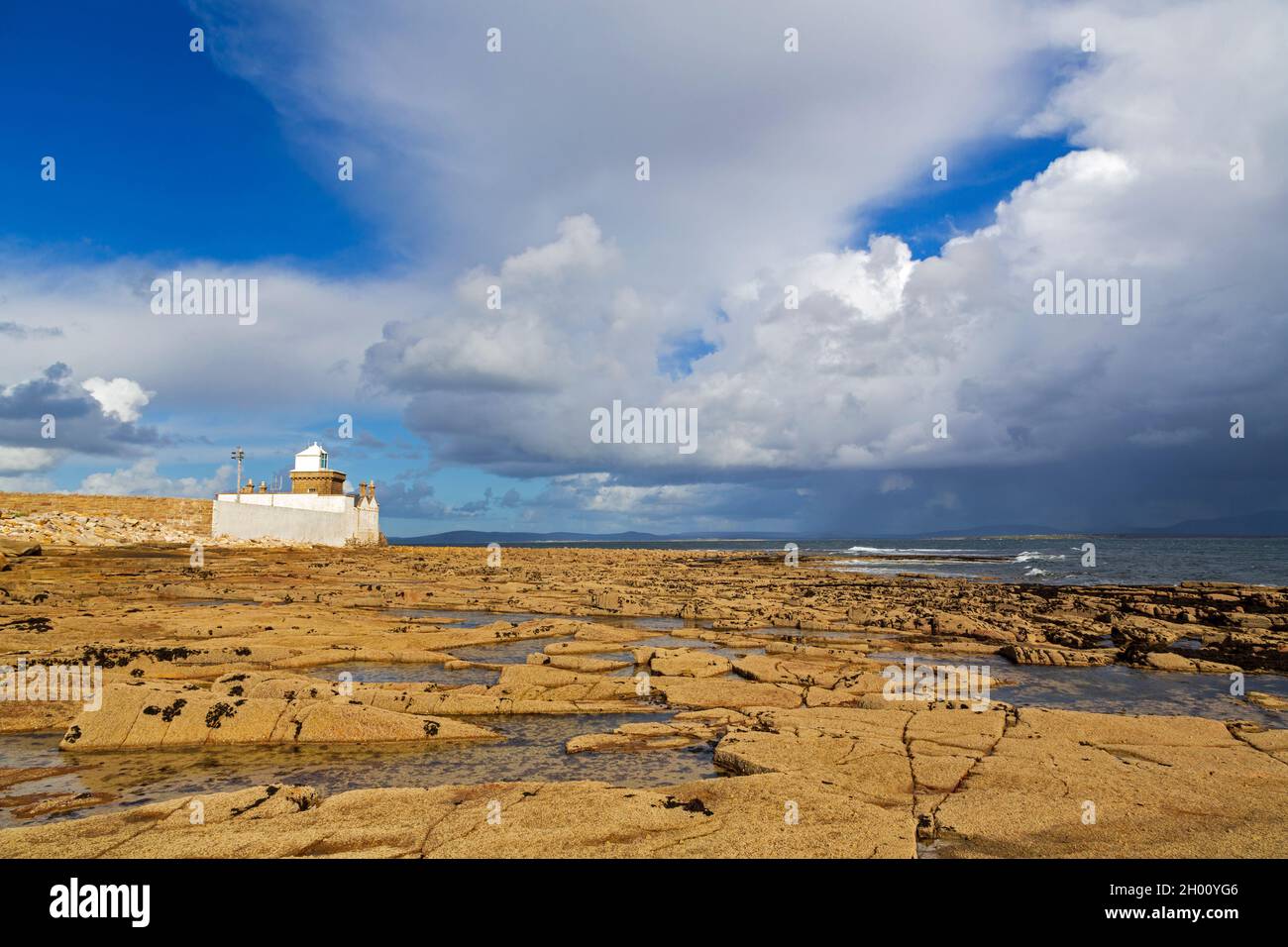 Blacksod Lighthouse & Museum, Belmullet, County Mayo, Ireland Stock ...
