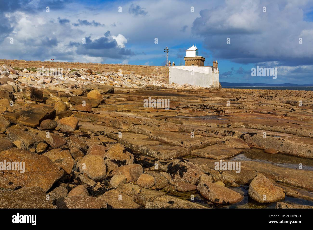 Blacksod Lighthouse & Museum, Belmullet, County Mayo, Ireland Stock ...