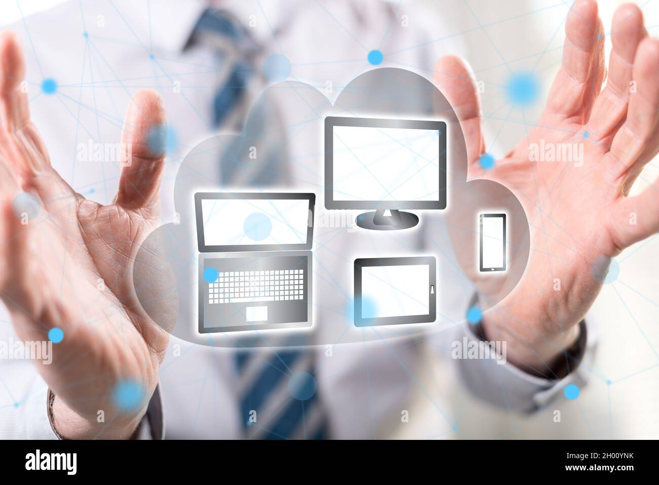 Connecting devices in digital hi-res stock photography and images - Alamy