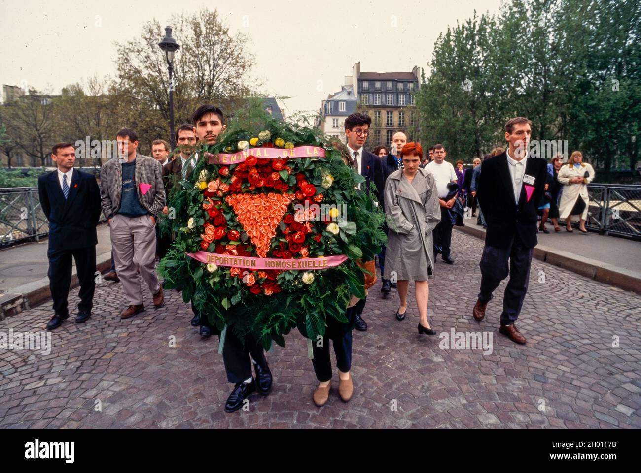 Pink triangle memorial hi-res stock photography and images - Alamy