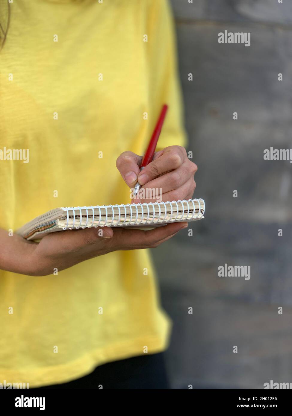 Indian girl studying on laptop hi-res stock photography and images - Alamy