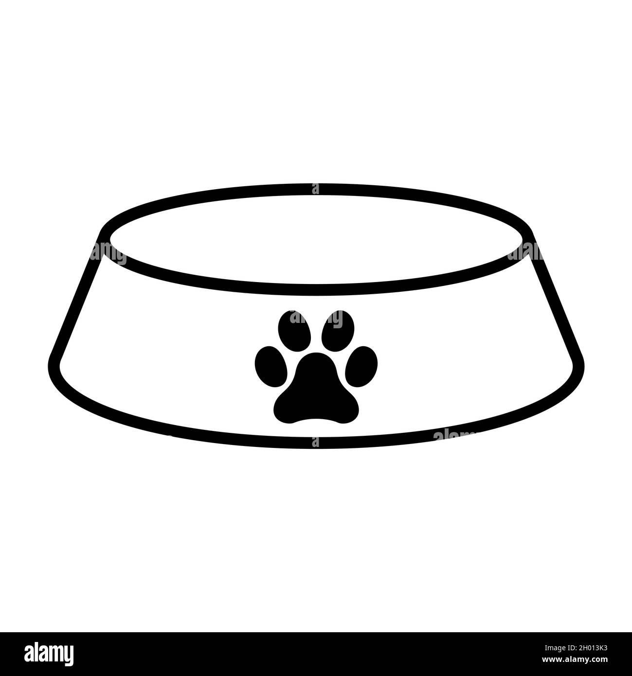 Bowl Icon For Pet Food Sign Isolated On Background Vector bowl-icon-for-pet-food-sign-isolated-on-background-vector
