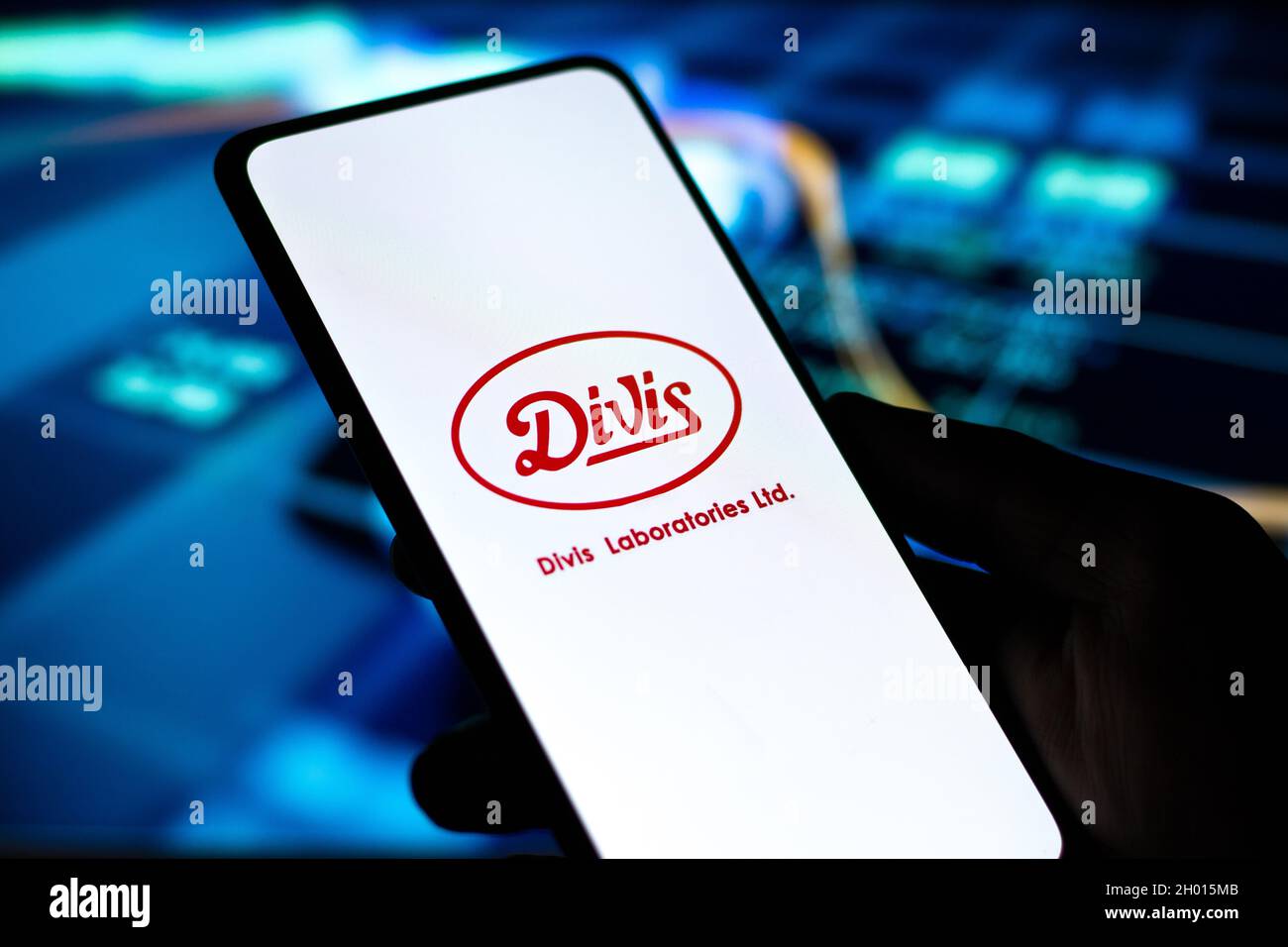 West Bangal, India - October 09, 2021 : Divi's Laboratories logo on ...