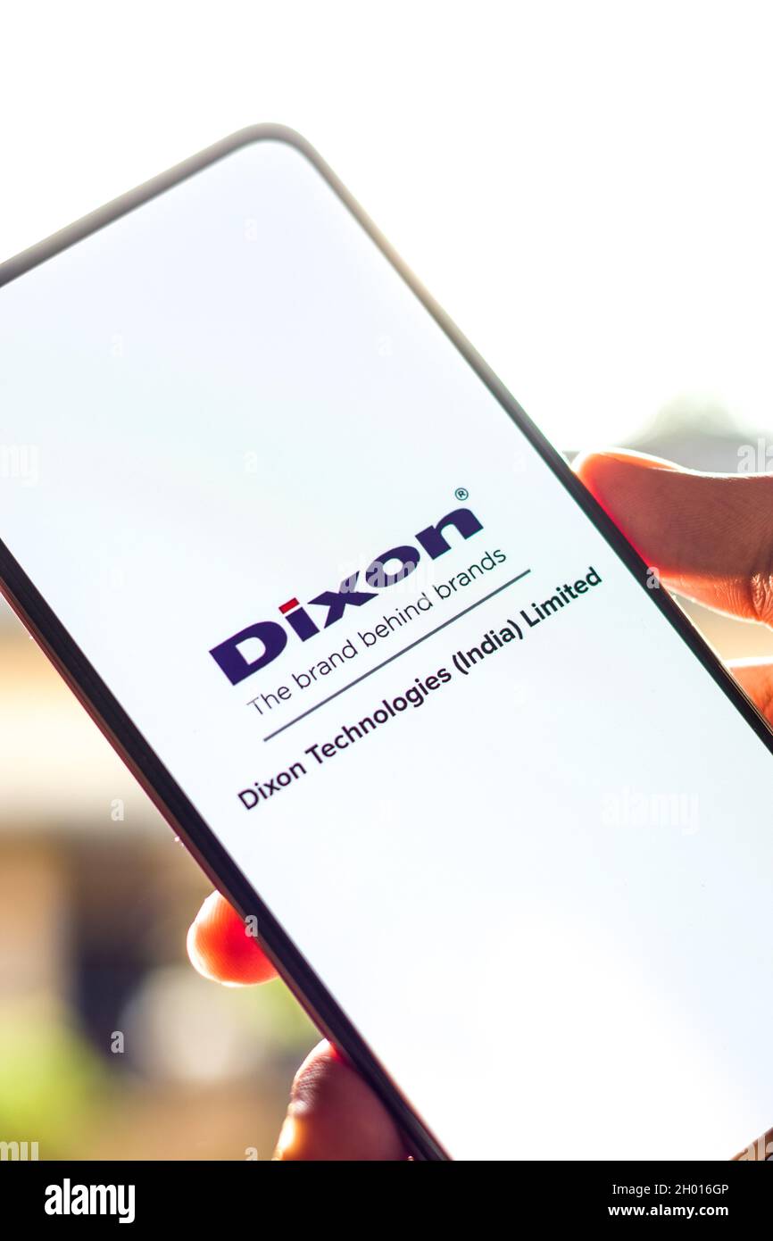 West Bangal, India - October 09, 2021 : Dixon Technologies logo on ...
