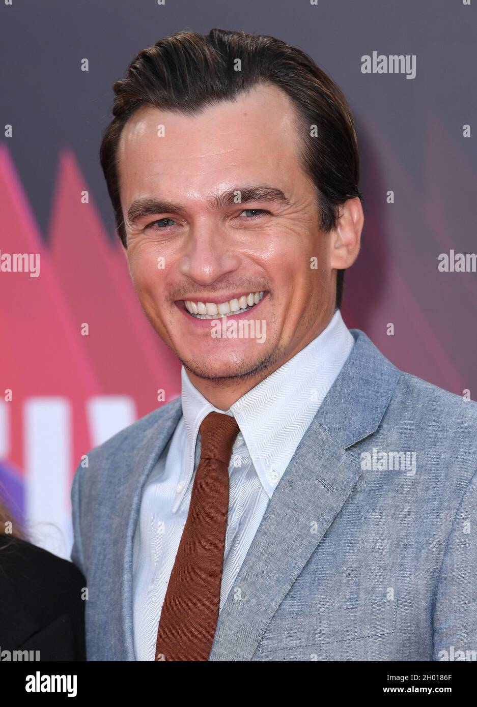 Rupert Friend arriving at The French Dispatch gala premiere, part of ...