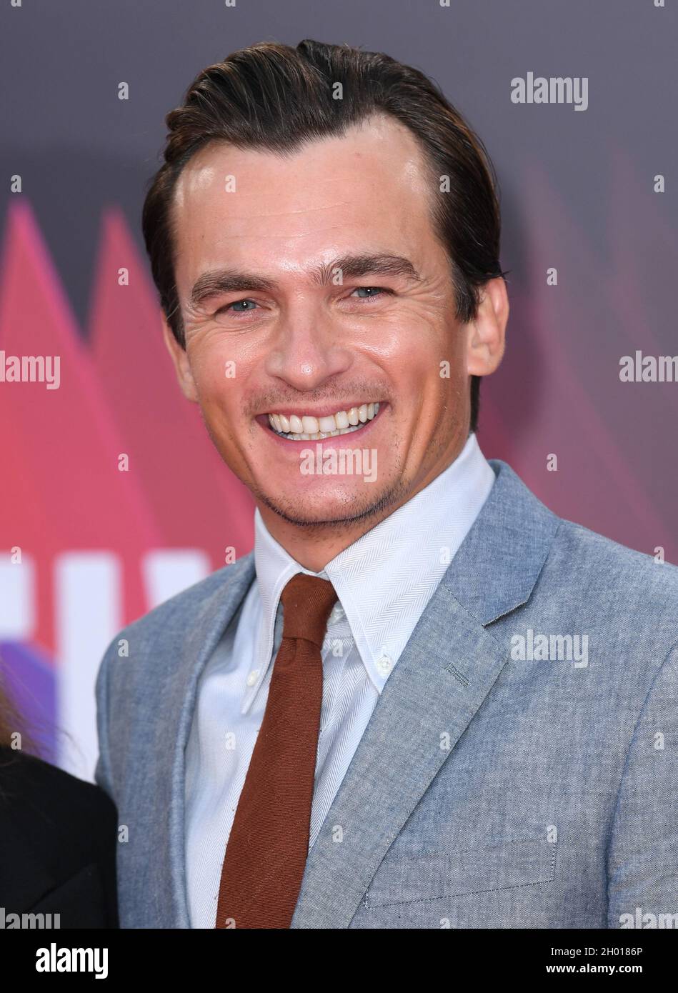 Rupert Friend arriving at The French Dispatch gala premiere, part of ...