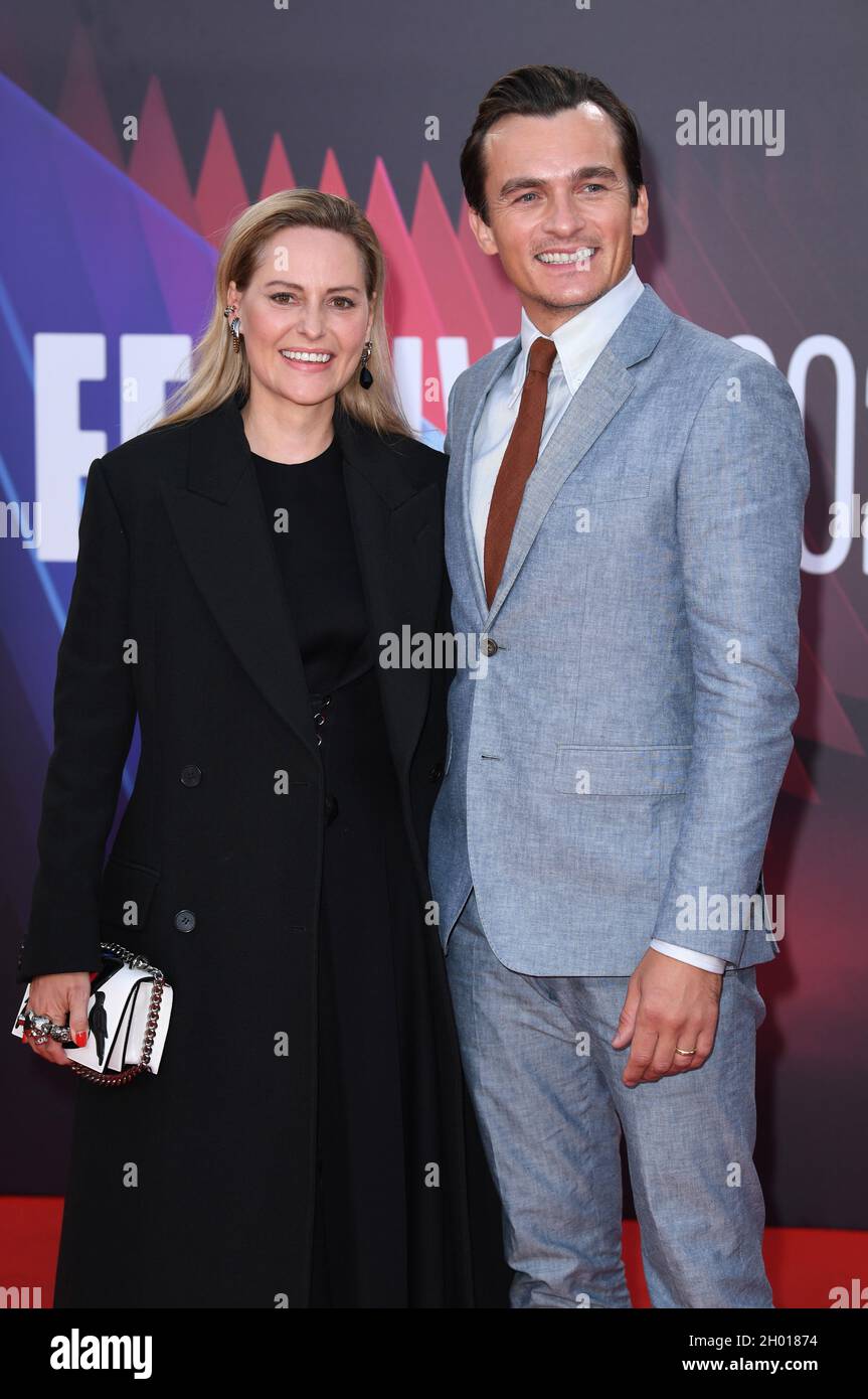 October 10th, 2021. London, UK. Aimee Mullins and Rupert Friend ...