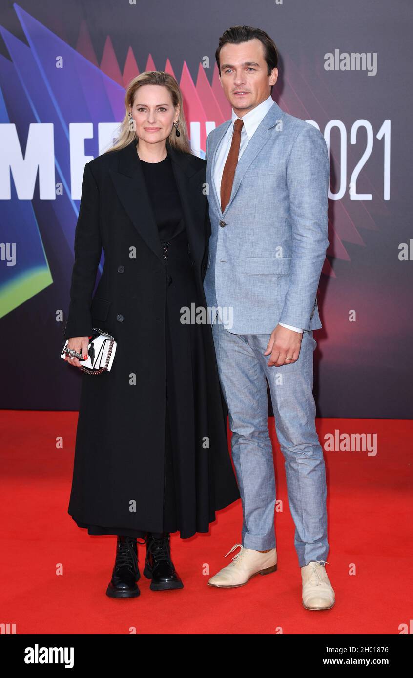 October 10th, 2021. London, UK. Aimee Mullins and Rupert Friend ...