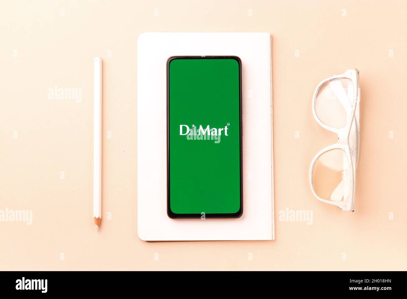 Assam, india - June 09, 2020 : Dmart a online grocery shopping app ...