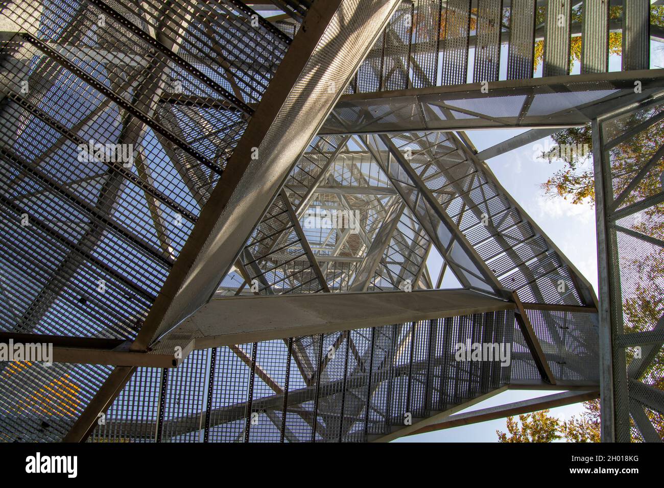 Lookout tower or observation tower in Horne Lazy, Brezno, Slovakia ...