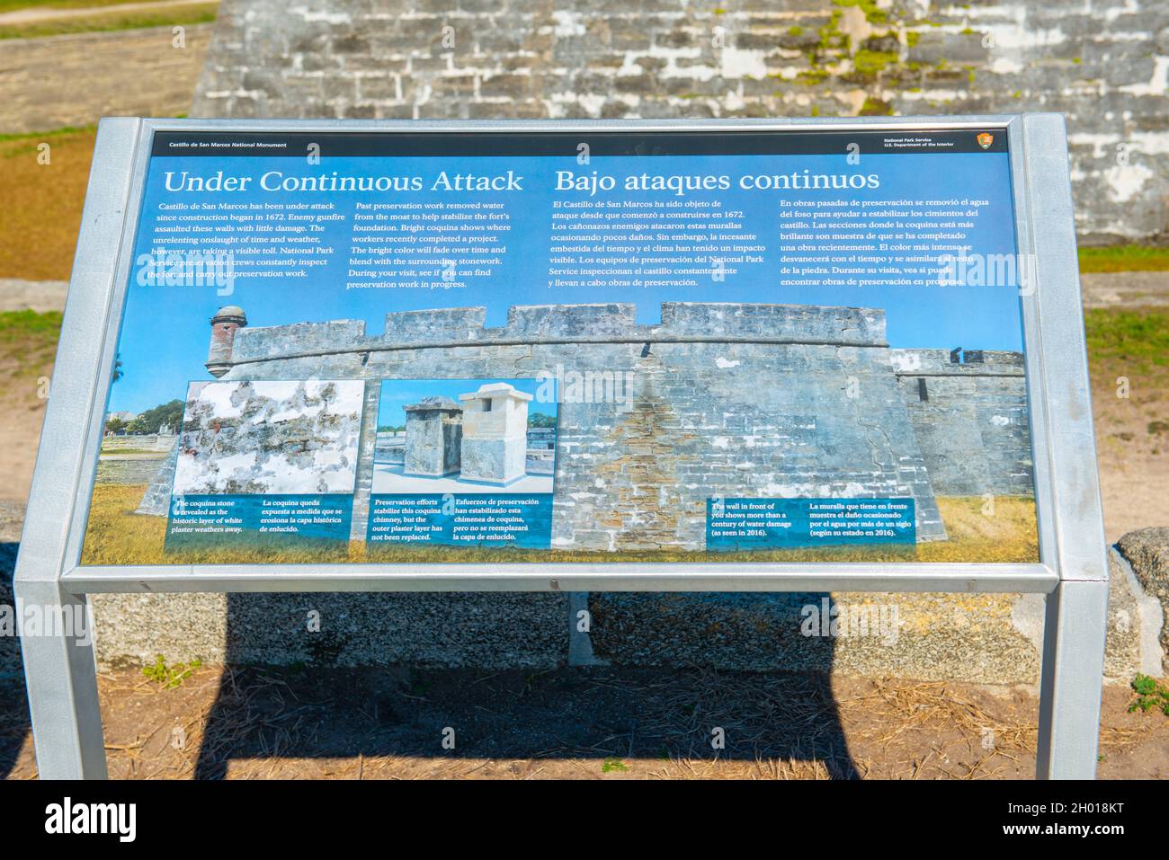 Introduction of Castillo de San Marcos in St. Augustine, Florida FL ...