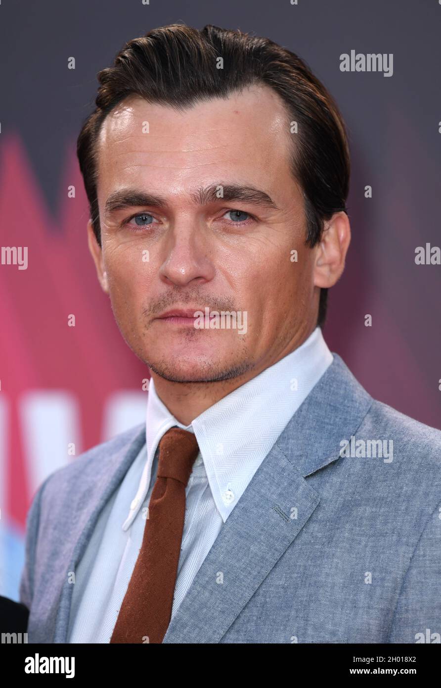 Rupert Friend arriving at The French Dispatch gala premiere, part of ...