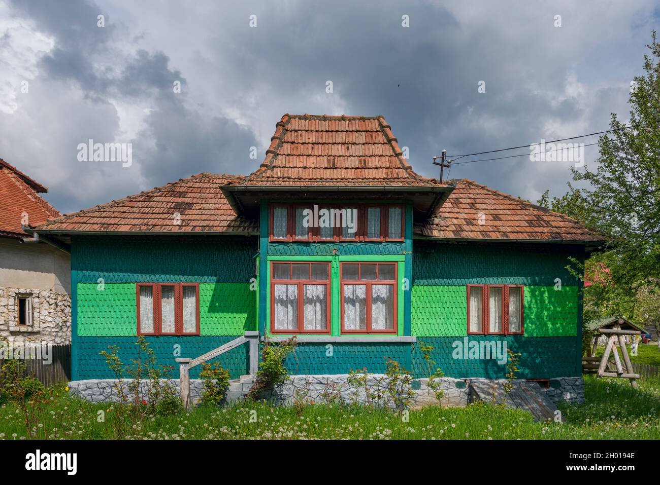 Polychrome roof hi-res stock photography and images - Alamy