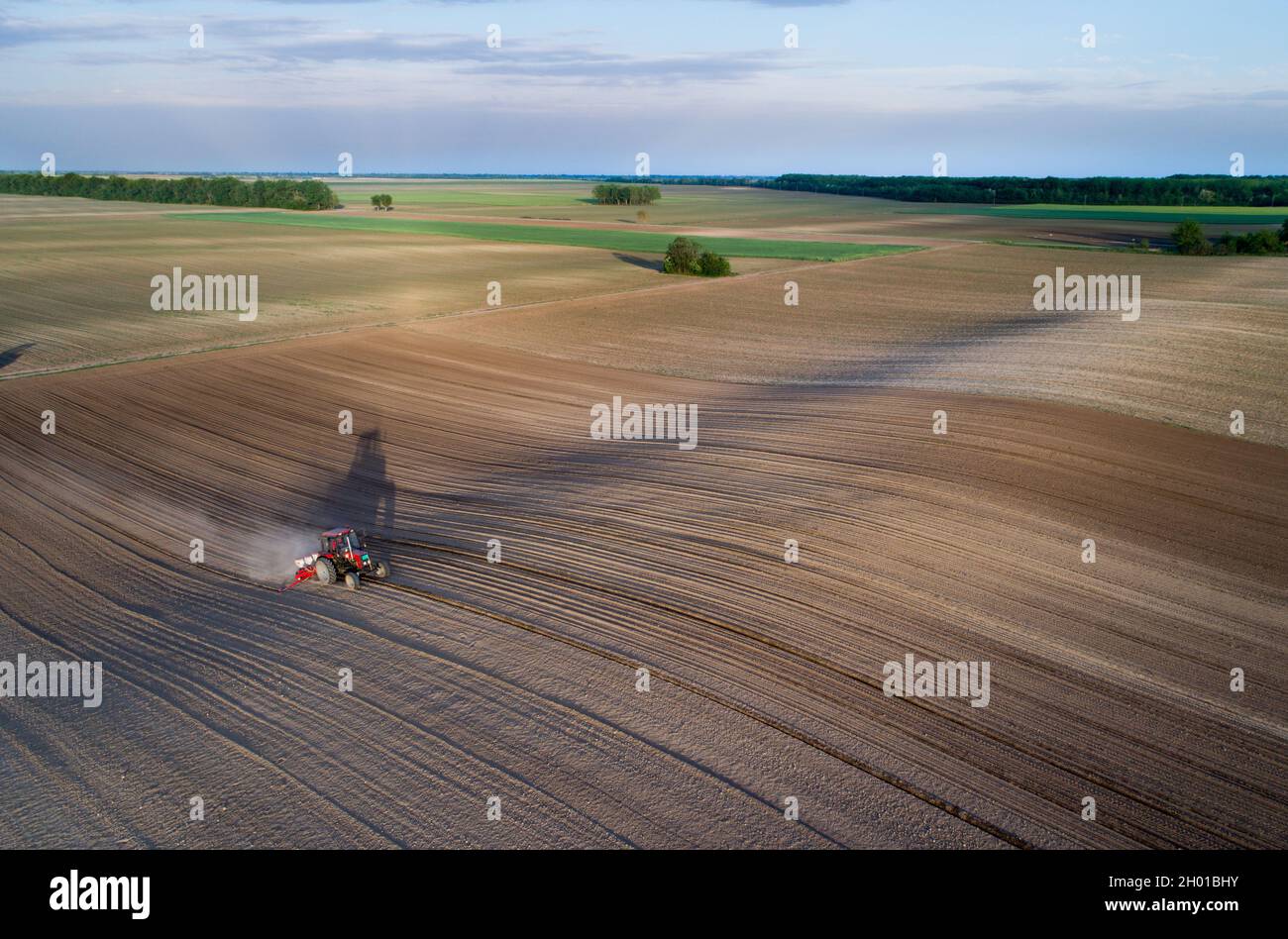 Aerial seed sowing hi-res stock photography and images - Alamy