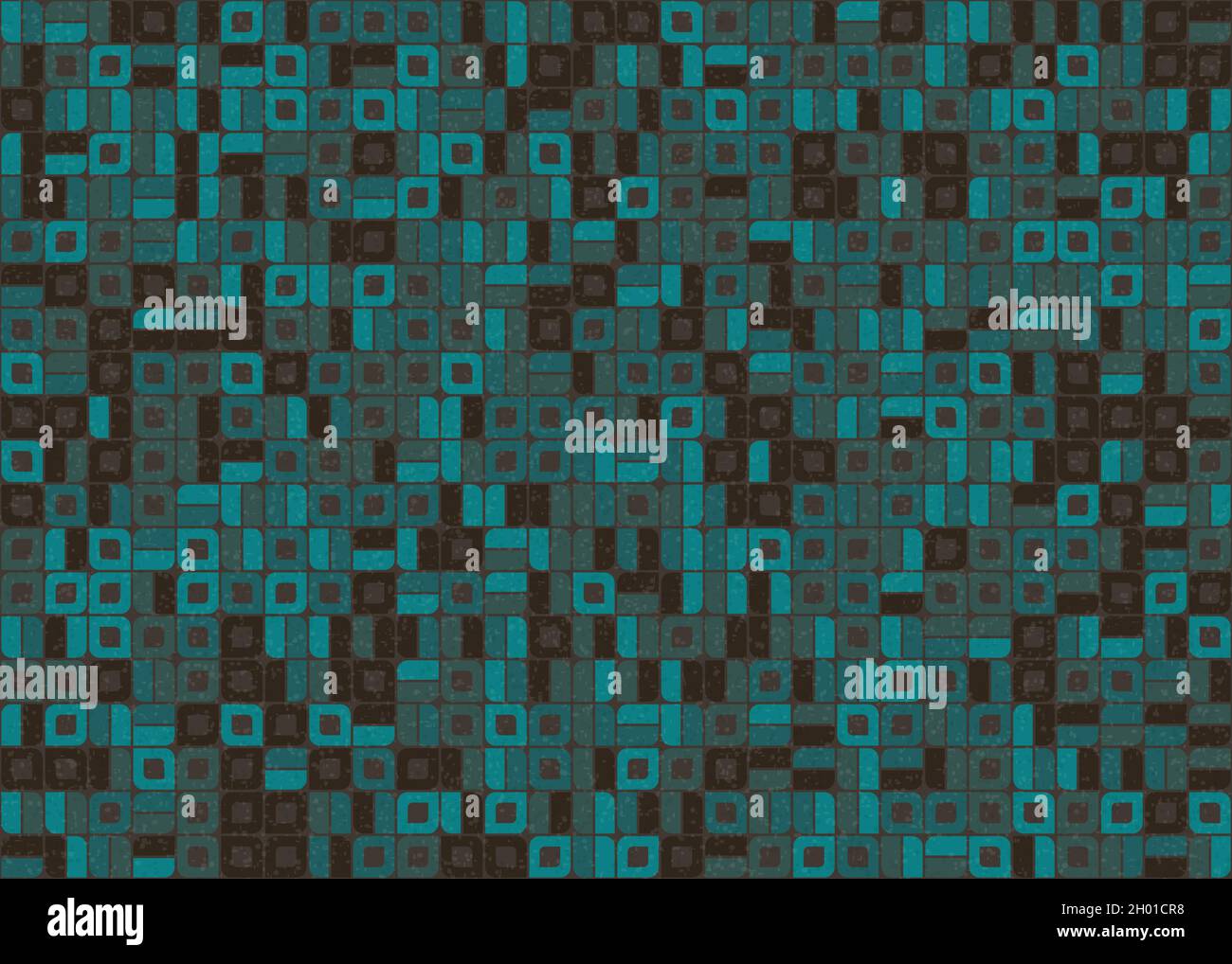 Abstract Geometrical generative computational art illustration Stock ...
