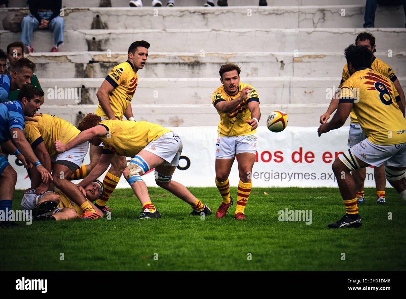 Madrid, Spain. 10th Oct, 2021. Men's rugby. Match of the Spanish Honour ...