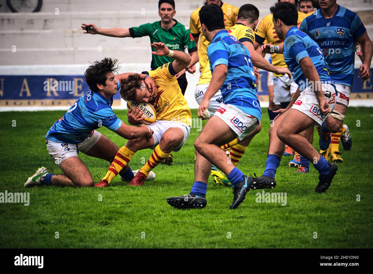 Madrid, Spain. 10th Oct, 2021. Men's rugby. Match of the Spanish Honour ...