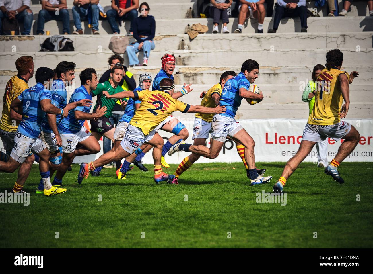 Madrid, Spain. 10th Oct, 2021. Men's rugby. Match of the Spanish Honour ...