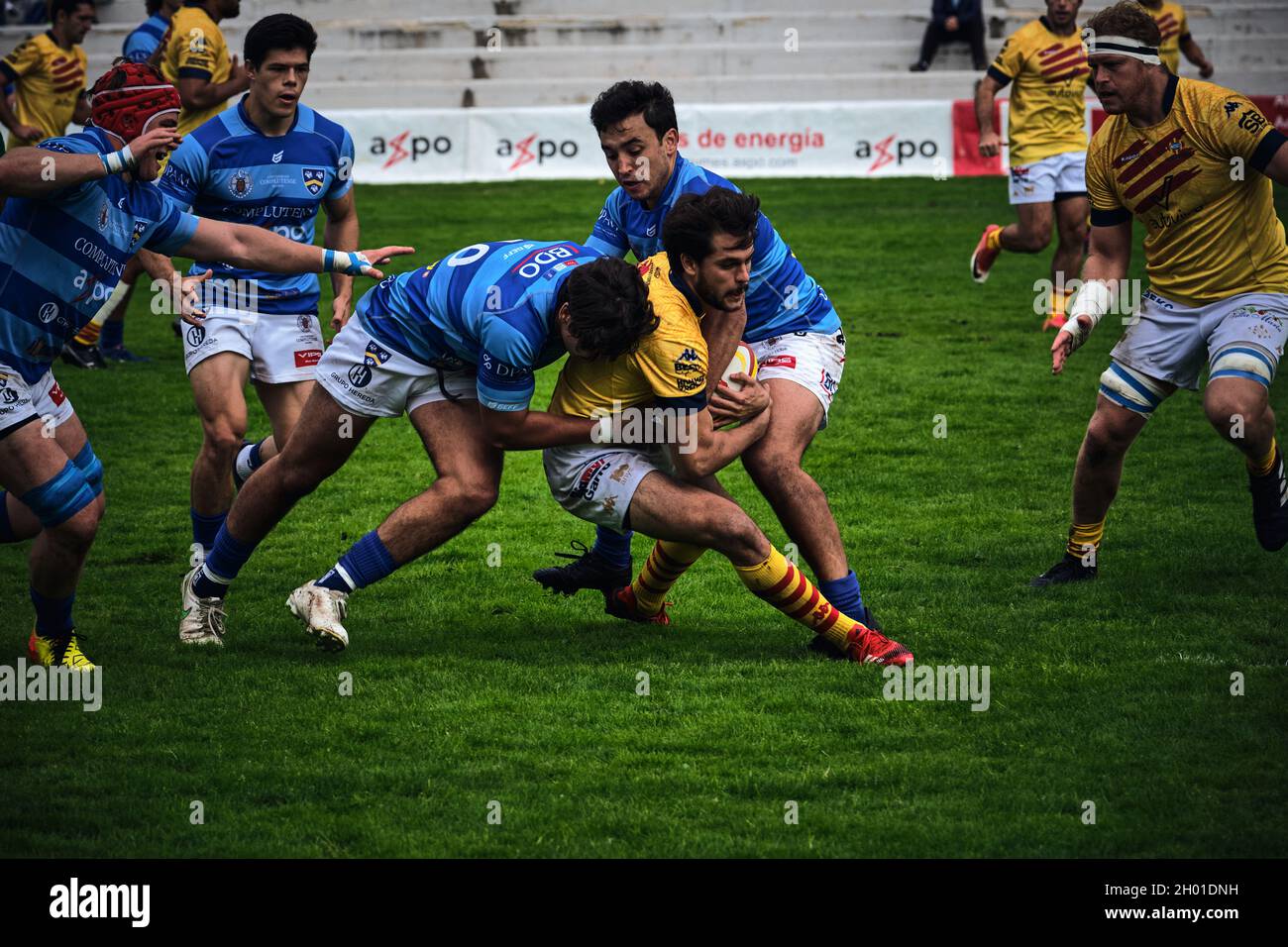 Madrid, Spain. 10th Oct, 2021. Men's rugby. Match of the Spanish Honour ...