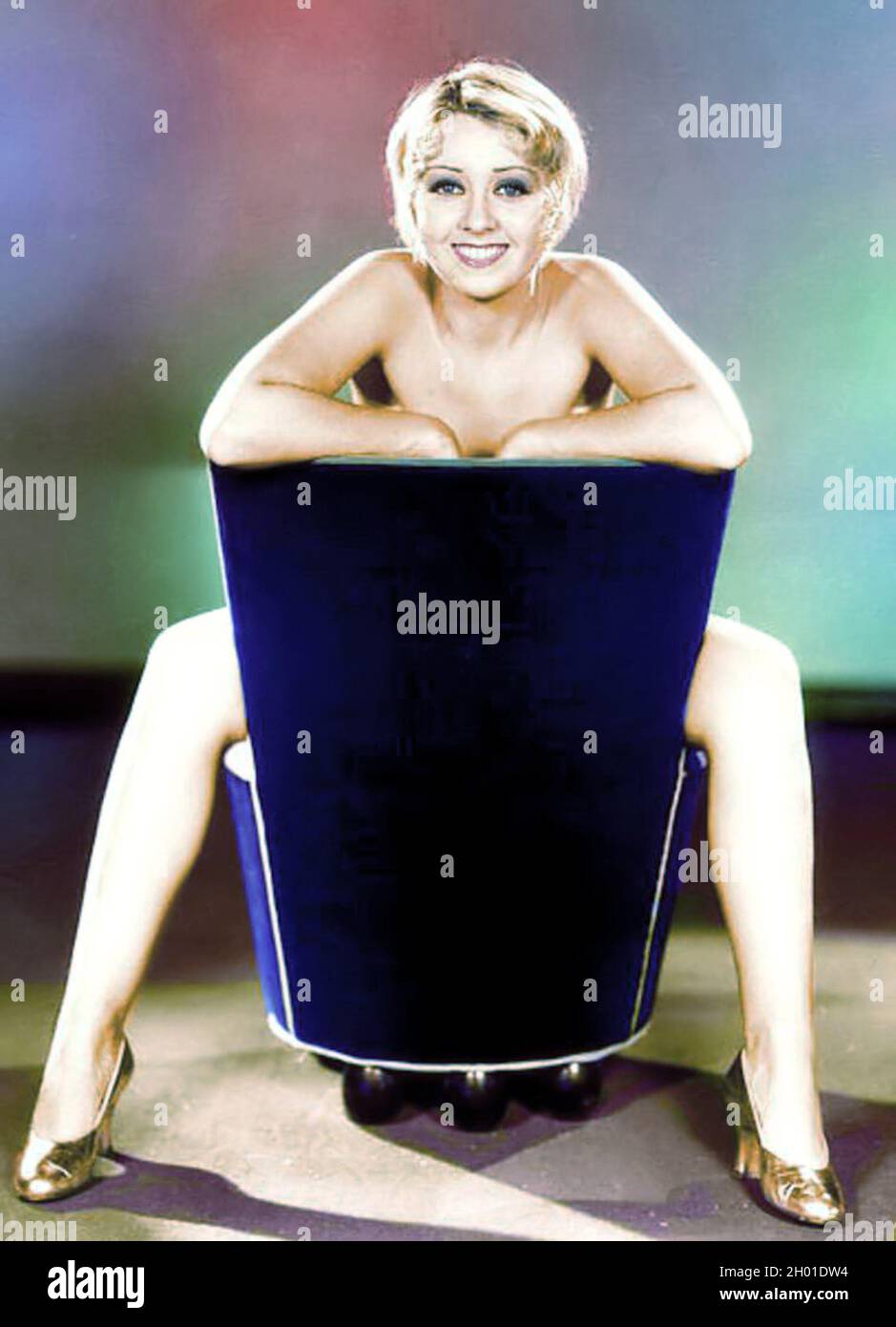 The 1932 promotional photo of Joan Blondell was later banned under the then-unenforceable Motion ...