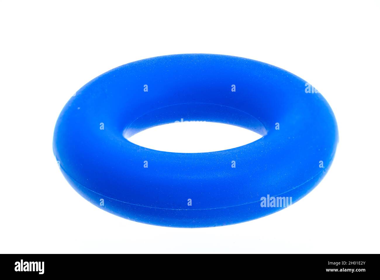 Hand rubber blue expander, hand gripper isolated on white background ...