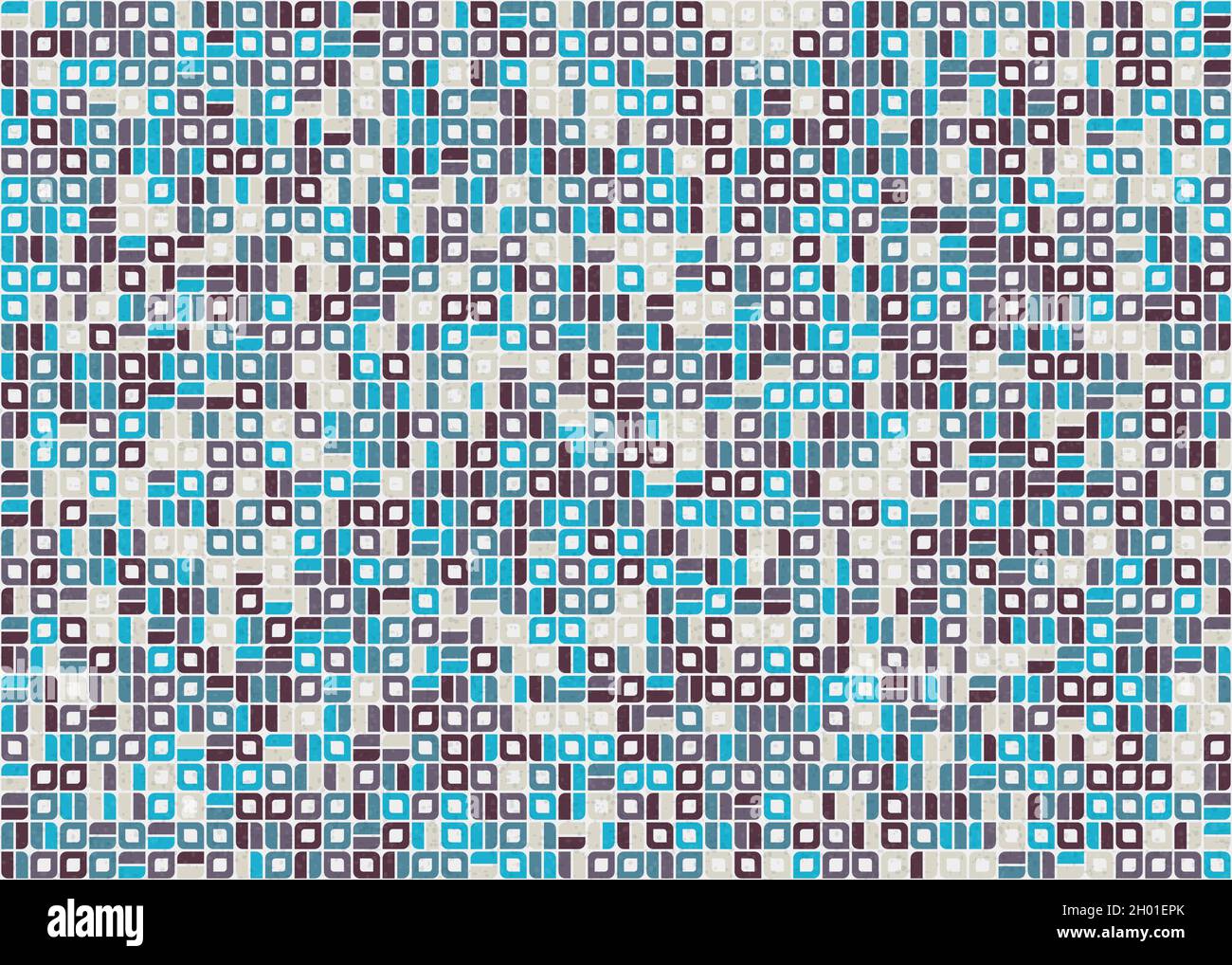 Abstract Geometrical generative computational art illustration Stock ...