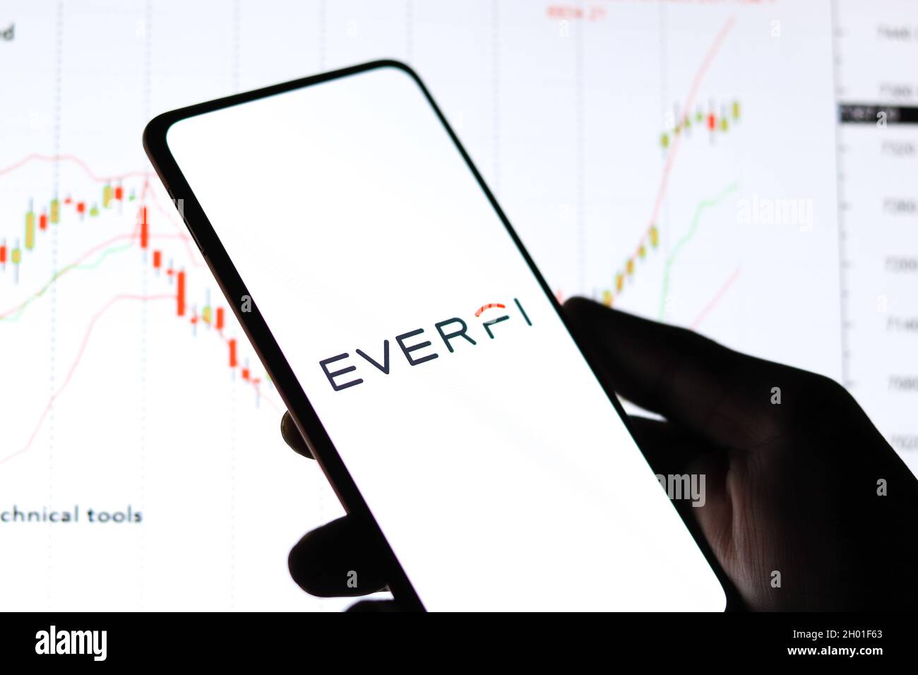 West Bangal, India - October 09, 2021 : EVERFI logo on phone screen ...