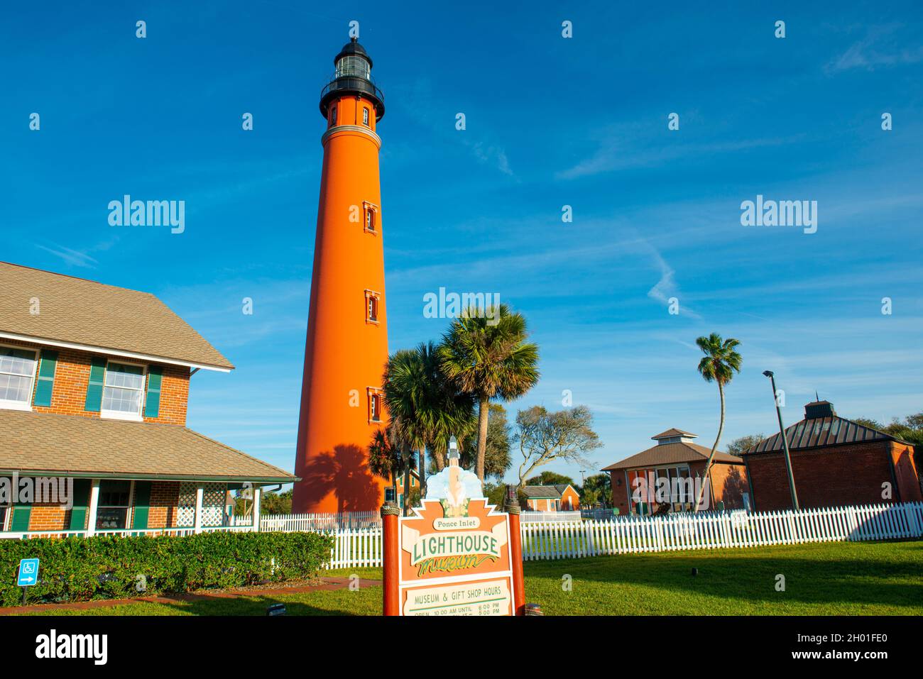 Ponce de Leon Inlet Lighthouse is a National Historic Landmark in town ...