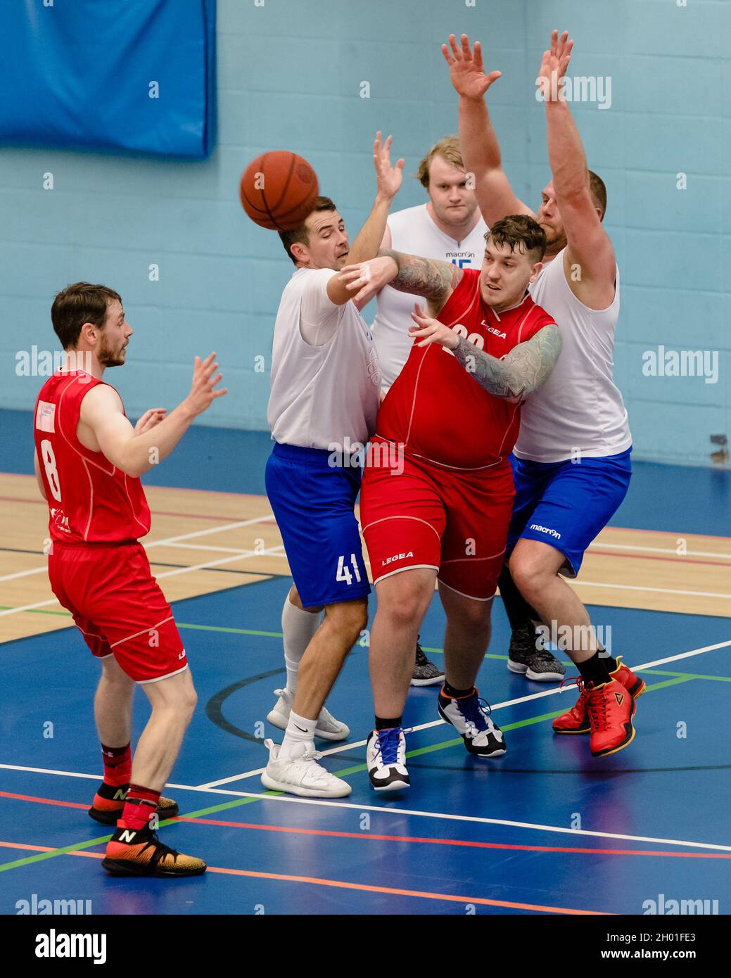 TREFOREST, WALES - 10 OCTOBER 2021: Wales Basketball National League ...