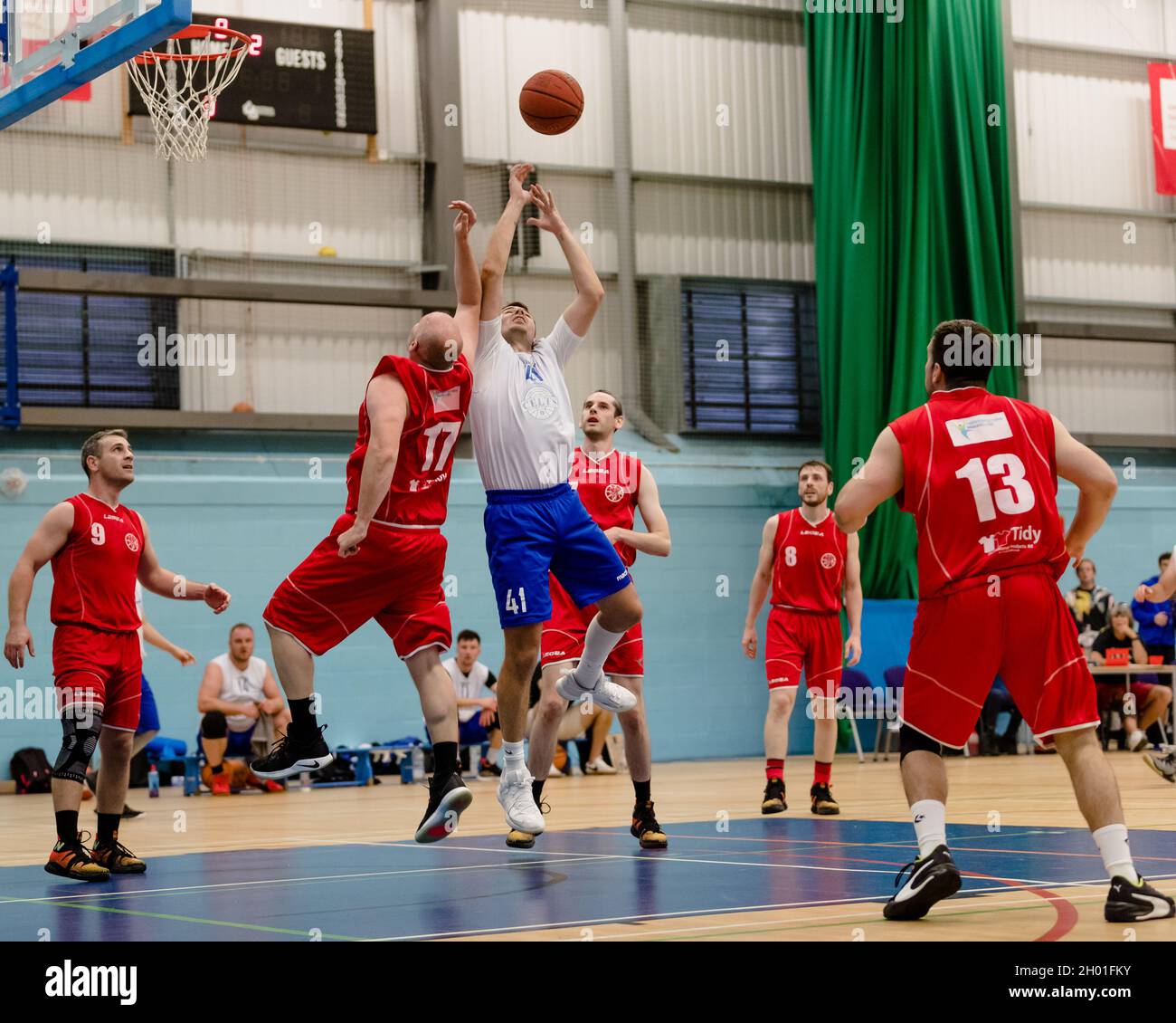 TREFOREST, WALES - 10 OCTOBER 2021: Wales Basketball National League ...