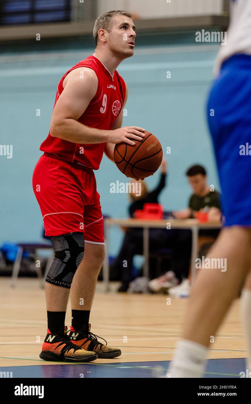 TREFOREST, WALES - 10 OCTOBER 2021: Wales Basketball National League ...