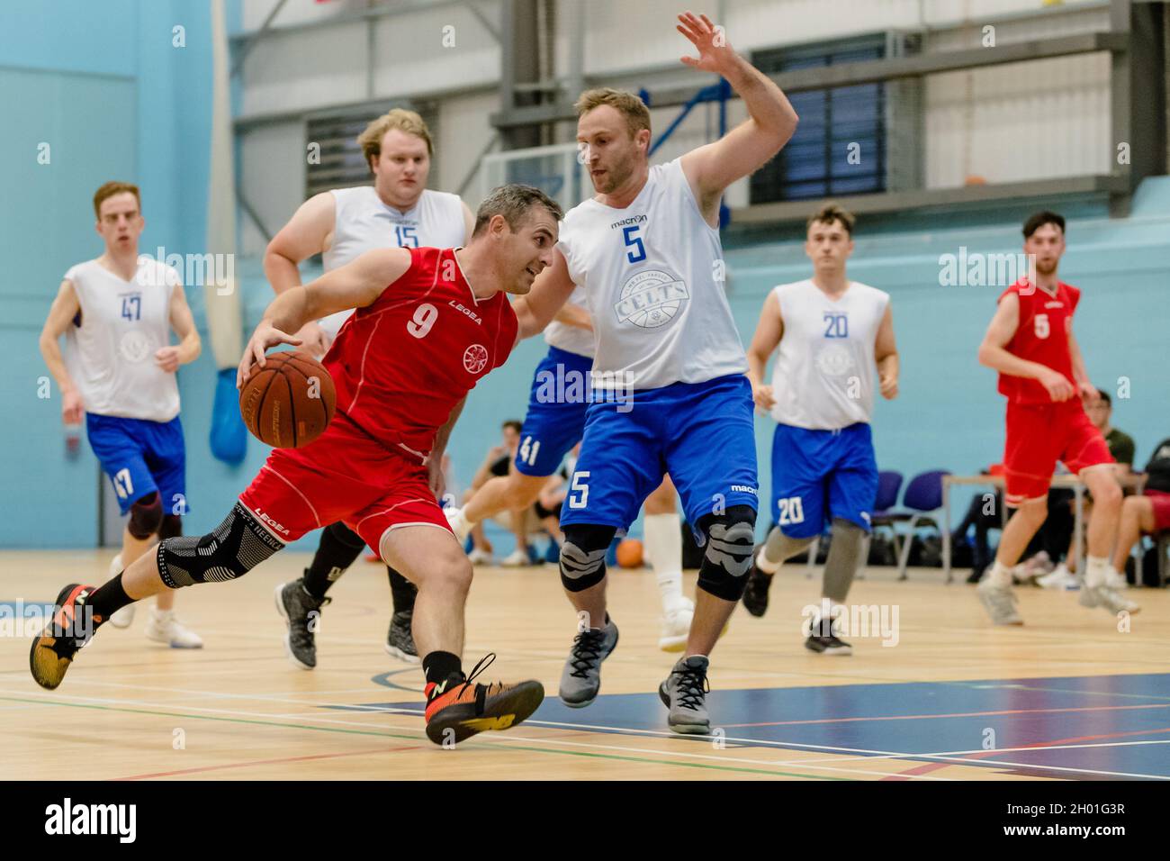 TREFOREST, WALES - 10 OCTOBER 2021: Wales Basketball National League ...