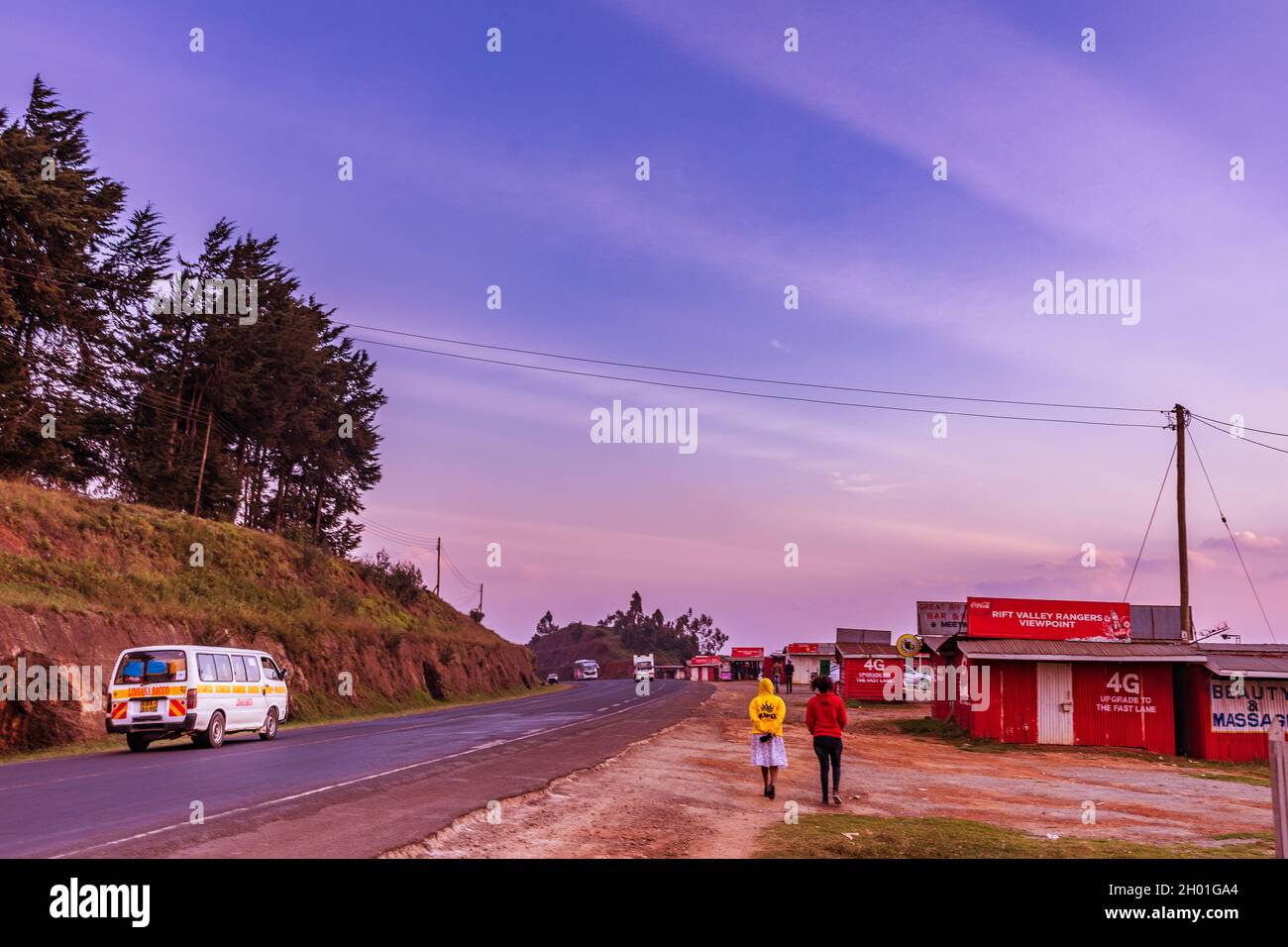 Mai Mahiu Narok Highway Escarpment View Point The Great Rift Valley ...