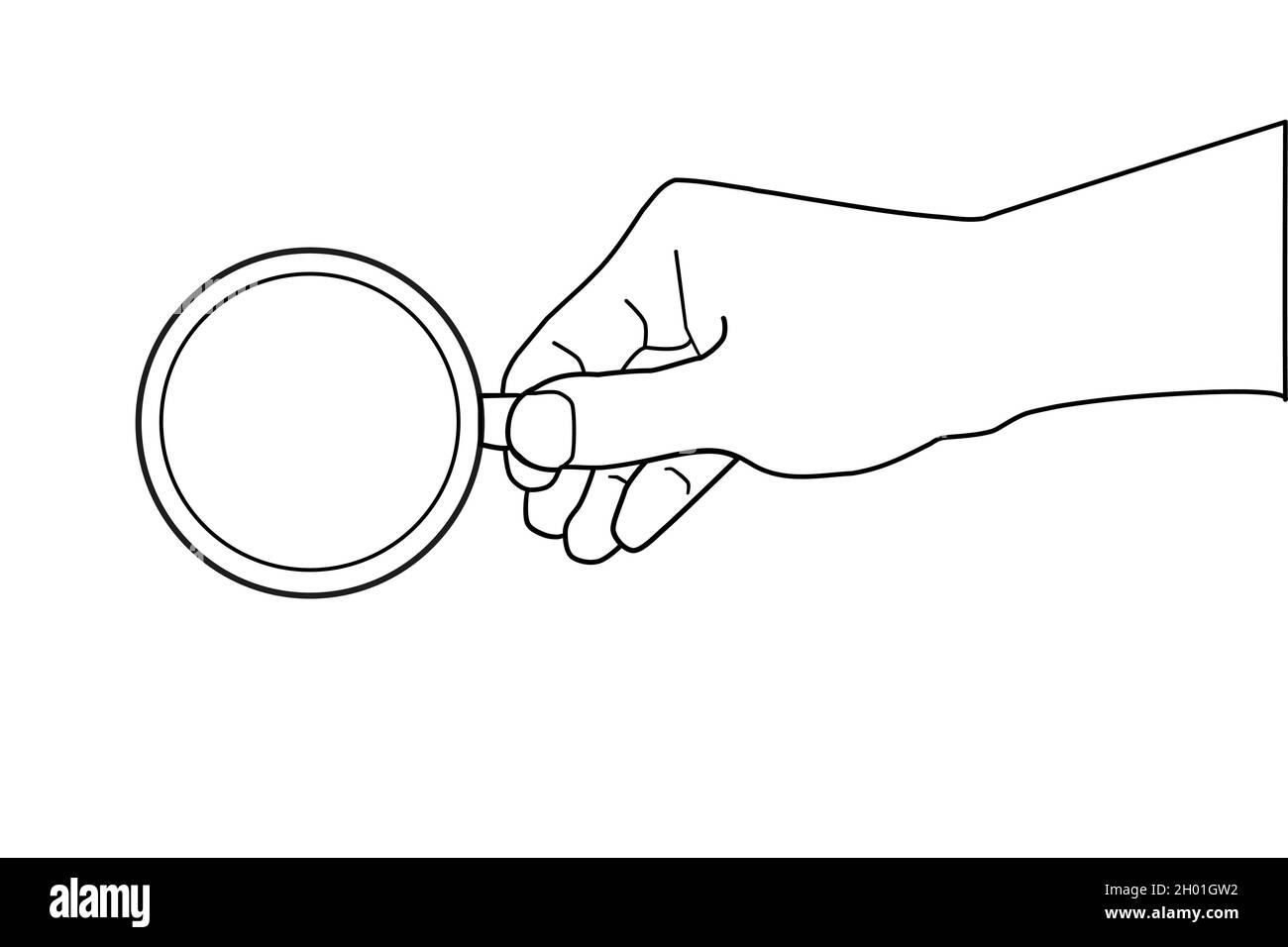 Cup icon line continuous Stock Vector Images - Alamy