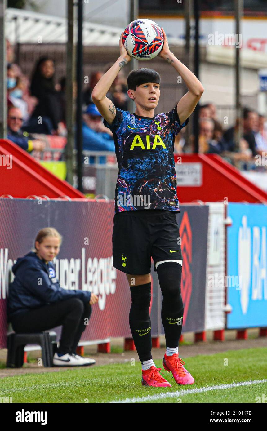 Crawley, UK. 01st Dec, 2019. Ashleigh Neville (29 Tottenham) during the ...