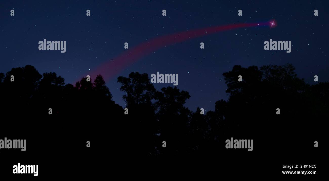 Santa sleigh sky hi-res stock photography and images - Alamy