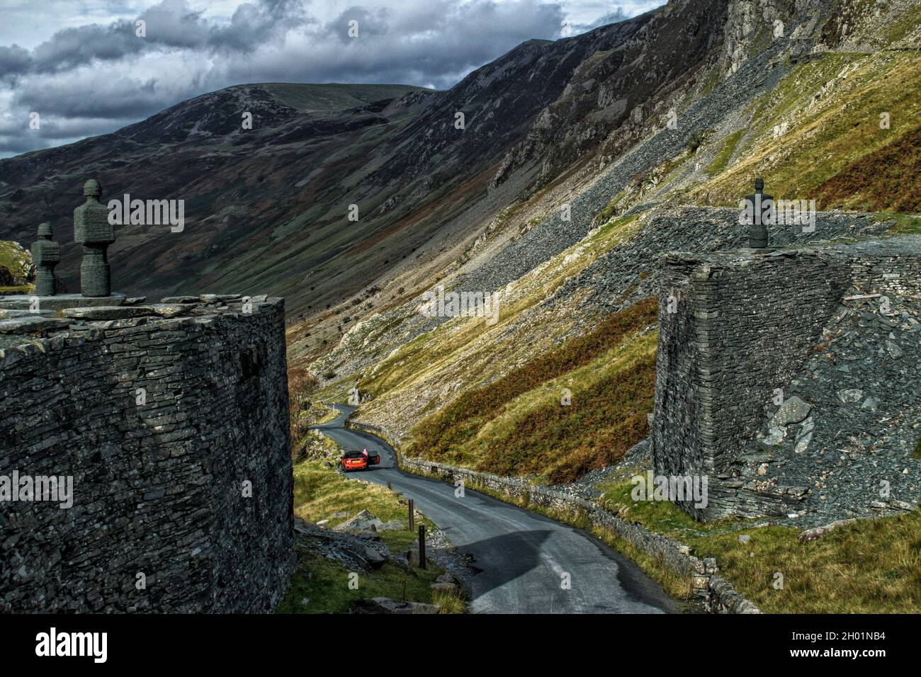 Honister Slate MIne in the Lake District Stock Photo - Alamy