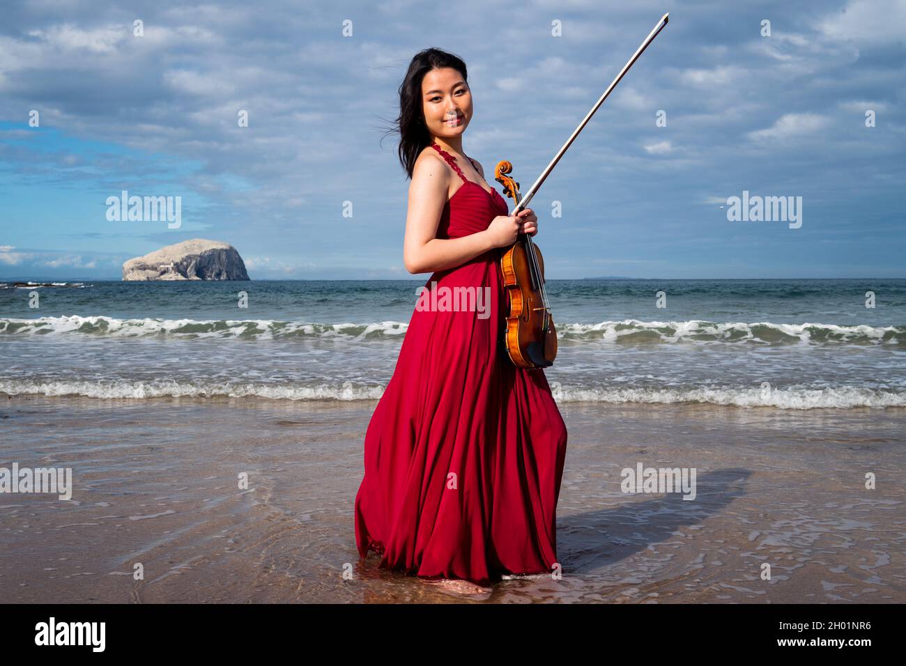 The extraordinarily talented young violinist Coco Tomita was joined by ...