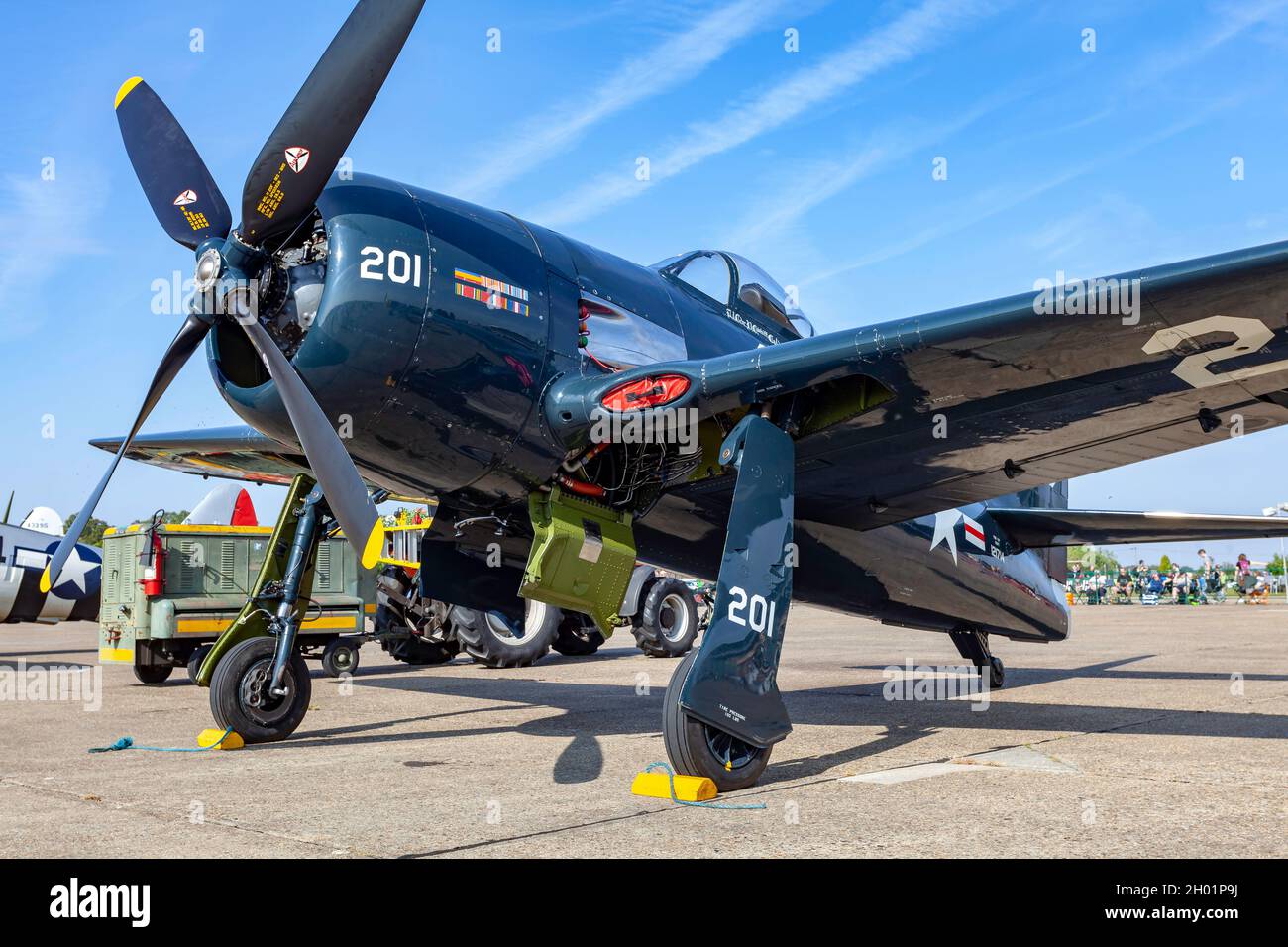 The Grumman F8F Bearcat is an American single-engine carrier-based ...