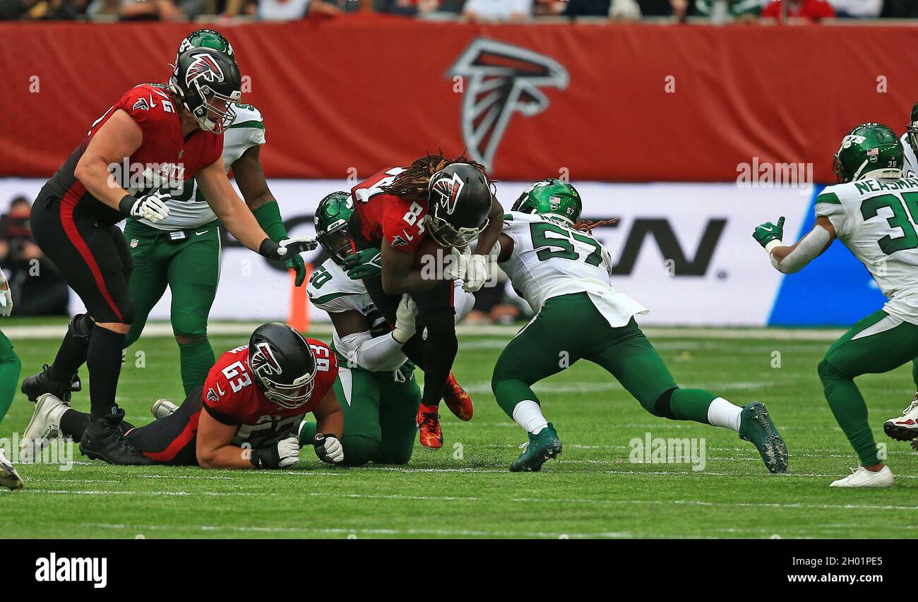 London, UK. 10th Oct, 2021. Atlanta Falcons running back Cordarrelle ...