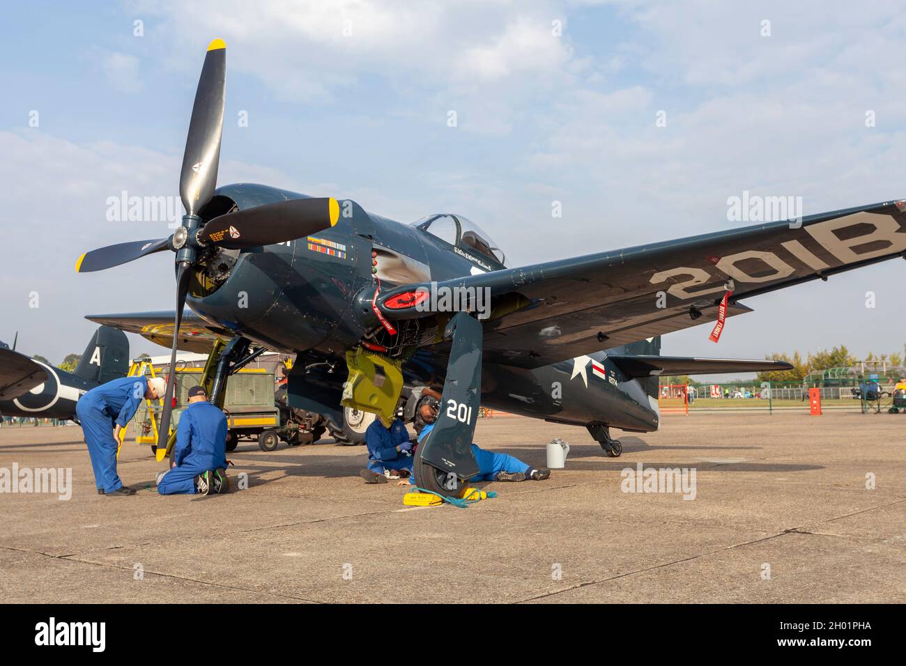 The Grumman F8F Bearcat is an American single-engine carrier-based ...